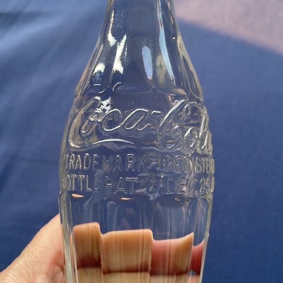 Coca Cola | Other | Coca Cola Trademark Registered Solid Glass Bottle ...